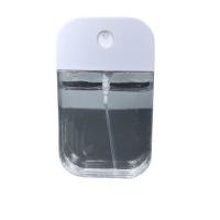 China ISO Certified 50ml Card Pump Perfume Bottle with White Color and Card Shape Sprayer for sale