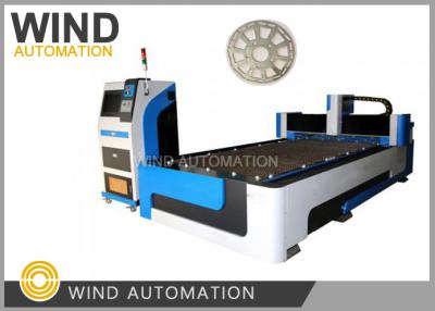 China Electric Motor Prototypes 500W Fiber Laser Cutting Machine Before Stacking for sale