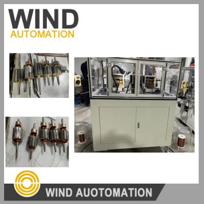 China Automatic Armature AC Motor Winding Machine AWG 40 To AWG23 Copper Wire 0.08mm To 0.55mm for sale