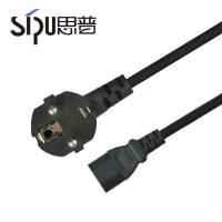 China 1.8mtrs EU Power Cord 220VAC European Extension Cords For Home Appliance for sale