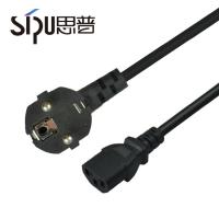 China 1.8mtrs EU Power Cord 220VAC European Extension Cords For Home Appliance for sale