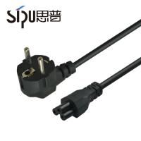 China Black Ice Fuse PC EU Power Cord 3m 5m 6m Multipurpose Tensile Resistant for sale