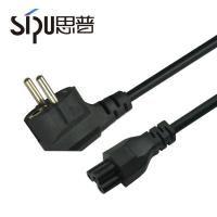 China Black Ice Fuse PC EU Power Cord 3m 5m 6m Multipurpose Tensile Resistant for sale