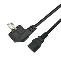 China Wear Resistance 1.8m EU Power Cord 220v Power Plug Ps4 European Power Cable for sale