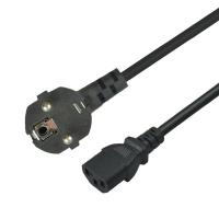 China Wear Resistance 1.8m EU Power Cord 220v Power Plug Ps4 European Power Cable for sale