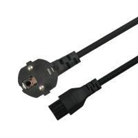 China Copper PC Laptop Power Cord 3 Wire 3 Pole European Power Cord 220v 110v for sale