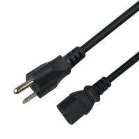 China 1m 1.5m C13 USA Power Cord 3 Pin US AC Power Cord For Home Appliance for sale