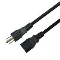 China 1m 1.5m C13 USA Power Cord 3 Pin US AC Power Cord For Home Appliance for sale