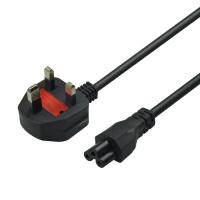 China OEM ODM 1.5meters UK Power Cord Apply To Kettle Port And Laptop for sale