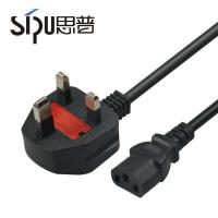 China Multipurpose Round UK Power Cord 3 Pin 110v Power Cable High Performance for sale