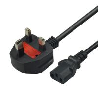 China Rohs Certified 6m 8m 3 Pin Ac Power Cord Computer Power Supply Cable for sale