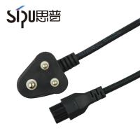 China 1.5mm C19  India 3 Prong Computer Power Cord South Africa Power Cable for sale