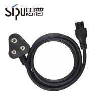 China 1.5mm C19  India 3 Prong Computer Power Cord South Africa Power Cable for sale