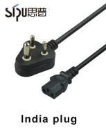 China Durable Standard Copper Electrical Power Cord 3Pin  Indian Power Cable for sale