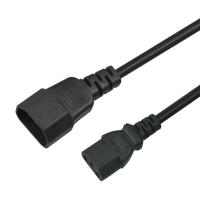 China OEM Male C14 To Female C13 AC Power Extension Cable C13 C14 Power Cord for sale