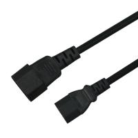 China OEM Male C14 To Female C13 AC Power Extension Cable C13 C14 Power Cord for sale