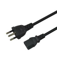 China 3Pin Brazil Plug Electrical Power Cord 1m 1.5m 1.8m 2m For PC Adapter for sale