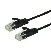 China Durable LSZH Jacketed Flat Cat6 Patch Cables Cat 6 Patch Cord 1 Mtr for sale