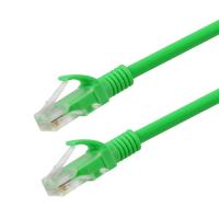 China 2m 3m 5mtrs Ftp CAT6 Patch Cord For Computer Green Color HDPE Insulation for sale