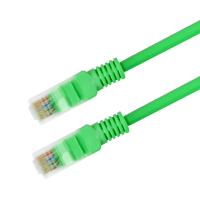 China 2m 3m 5mtrs Ftp CAT6 Patch Cord For Computer Green Color HDPE Insulation for sale