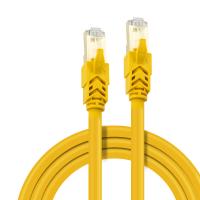 China Yellow Ethernet Cat 8 Patch Cord 1m - 15mtrs Round Shape For Instrumentation for sale