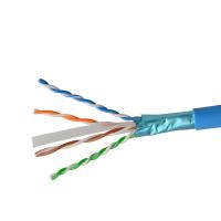 China 4 Pairs CCA Cat6a Lan Cable Utp Ftp Cat5e Network Cable HDPE Insulation for sale