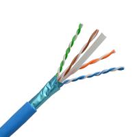 China 4 Pairs CCA Cat6a Lan Cable Utp Ftp Cat5e Network Cable HDPE Insulation for sale