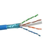 China 4 Pairs CCA Cat6a Lan Cable Utp Ftp Cat5e Network Cable HDPE Insulation for sale