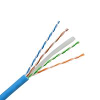 China 1000ft 305m 2x4p 23awg 24awg Cat 6 Lan Cable Unshielded UTP Solid for sale