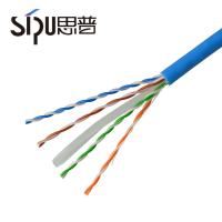 China Durable 6.0MM Cca Rj45 Cat6 Cable Utp 4pr 23awg Cat 6 Network Cable for sale