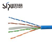 China Durable 6.0MM Cca Rj45 Cat6 Cable Utp 4pr 23awg Cat 6 Network Cable for sale