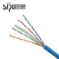 China Durable 6.0MM Cca Rj45 Cat6 Cable Utp 4pr 23awg Cat 6 Network Cable for sale