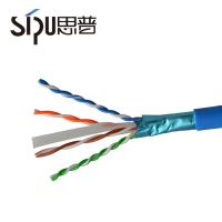 China Blue Color 305M 23awg UTP/FTP CAT6 Lan Cable OEM Box Package for sale