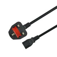 China 1M 1.5M 1.8M 2M CCA PVC Power Cord Cable For SIPU 220V UK 2 Pin AC Power Transmission for sale