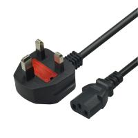 China 1M 1.5M 1.8M 2M CCA PVC Power Cord Cable For SIPU 220V UK 2 Pin AC Power Transmission for sale