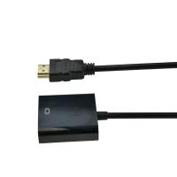 China HDMI To VGA Adapter Converter 1080P Digital To Analog Audio Video For Laptop Tablet PC for sale