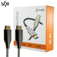 China Black 10M HDMI Cable 4K 60Hz 18Gbps AOC HDMI Ultra-HD Optical Fiber Optic Cable for sale