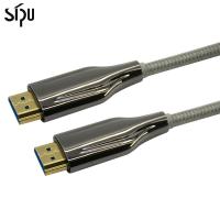 China Black 10M HDMI Cable 4K 60Hz 18Gbps AOC HDMI Ultra-HD Optical Fiber Optic Cable for sale