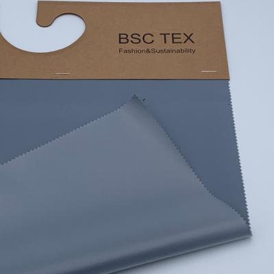 China 75D X 75D 109 Gsm Plain Mechanical Stretch Recycled Polyester Material for sale