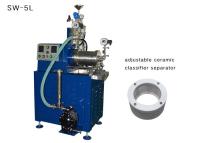 China Printing Ink Horizontal Sand Mill , Pigment Milling Machine Double Cooling Systems for sale