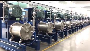 China Ceramic Rotors 2.2kw Laboratory Bead Mill 0.2L Grinding Chamber for sale