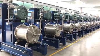 China Industrial Ceramic Laboratory Bead Mill , Bead Grinding Machine 120-160 Kw for sale