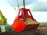 China Remote Controlled Grab Bucket Crane 1000kg 500ton Crane With Grab for sale
