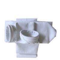 China Cement Plant Water Repellent Oil Coated Dust Collector Bag 130*2450 Polyester Dust Bag for sale