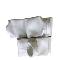China Cement Plant Water Repellent Oil Coated Dust Collector Bag 130*2450 Polyester Dust Bag for sale