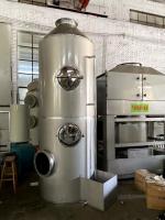 China Customized Exhaust Gas Treatment Carbon Steel Air Cleaning Wet Scrubber Spray Tower for sale