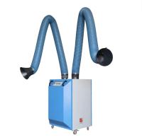 China Two Arm Welding Smoke Extraction System Welding Fume Dust Collector For Metal Welding for sale