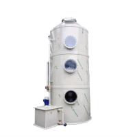 China PP Material Spray Tower Wet Scrubber For Extraction Waste Gas Absorption Tower for sale