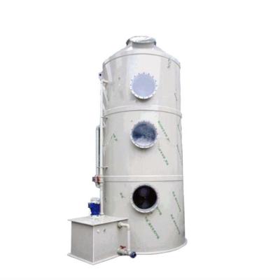 China PP Material Spray Tower Wet Scrubber For Extraction Waste Gas Absorption Tower for sale