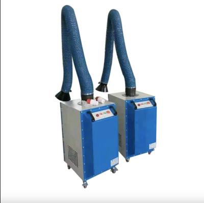 China 380V Industrial Hepa Filter Portable Mobile Fume Dust Extractor For Laser Welding for sale